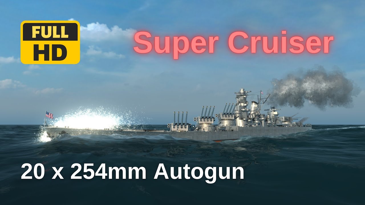 1 vs 20 with US Large Cruiser Max Graphics - Ultimate Admiral ...