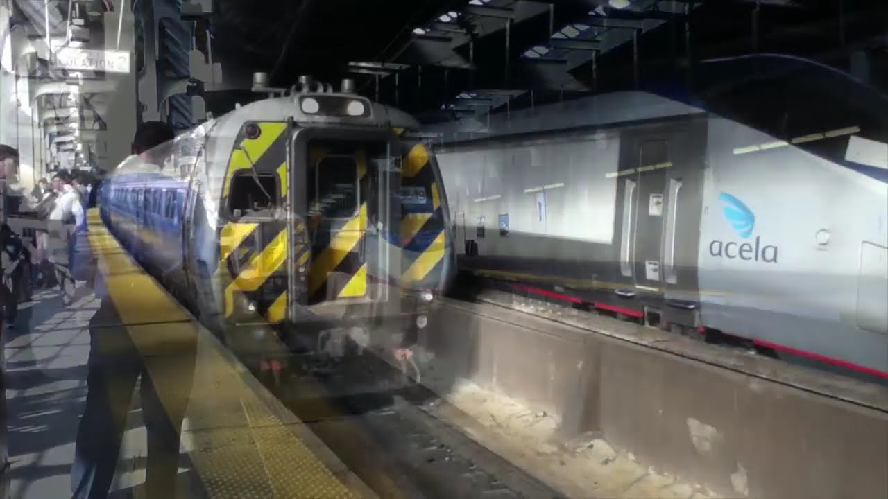 Nonstop Amtrak and NJT Action at Newark! - YouTube