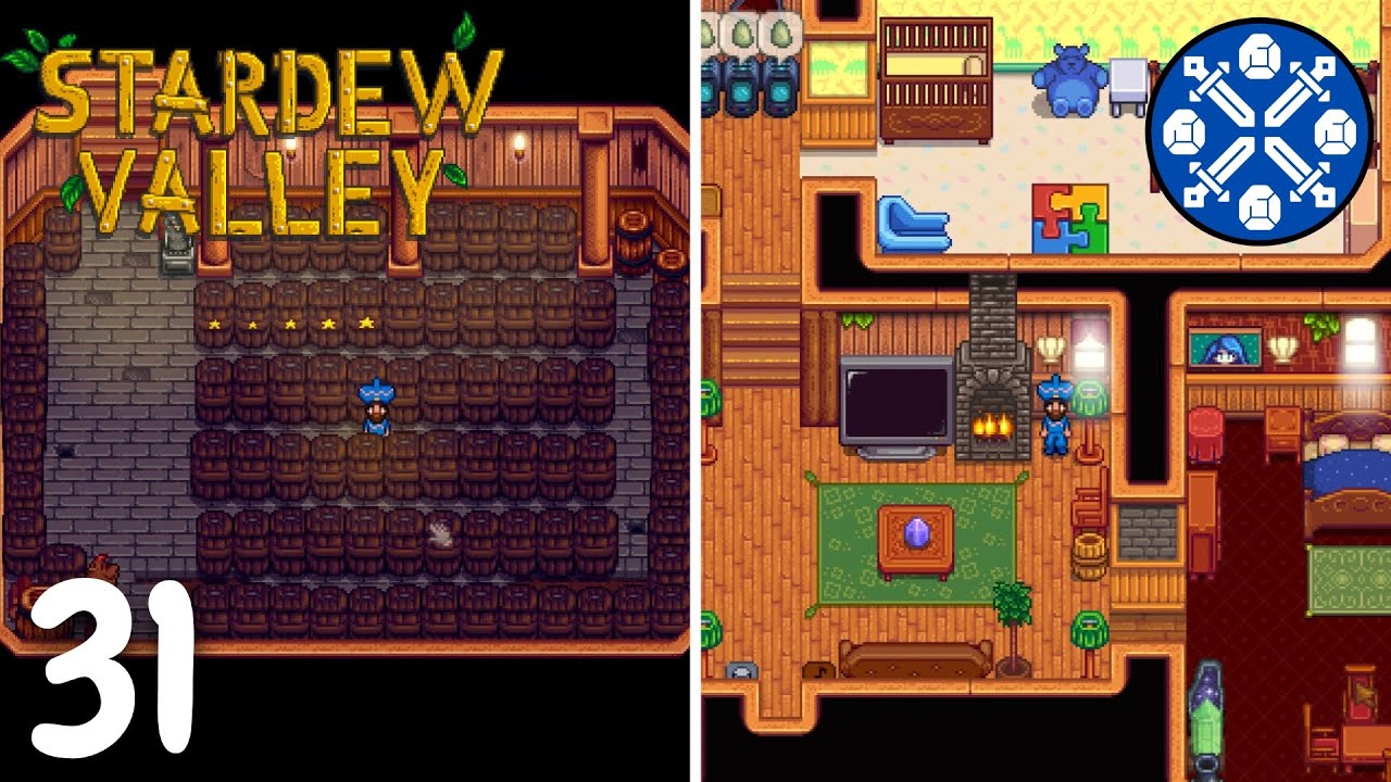 House Decorating and Cellar! | STARDEW VALLEY 1.5 | Stardew Valley Lets ...