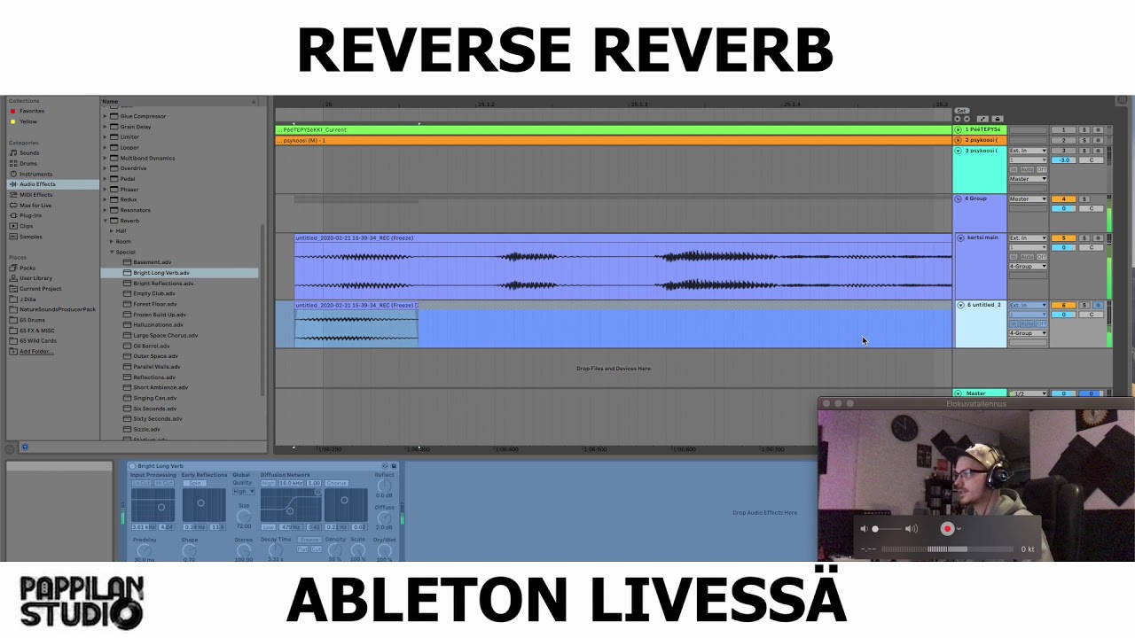 Ableton Live 10 - Reverse Reverb - YouTube