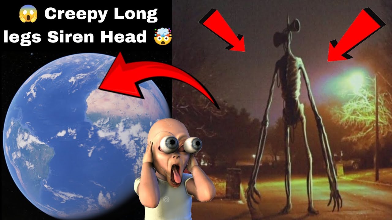 😱Long legs Siren head and found in real life 🤯 on Google Earth #Vairal# ...