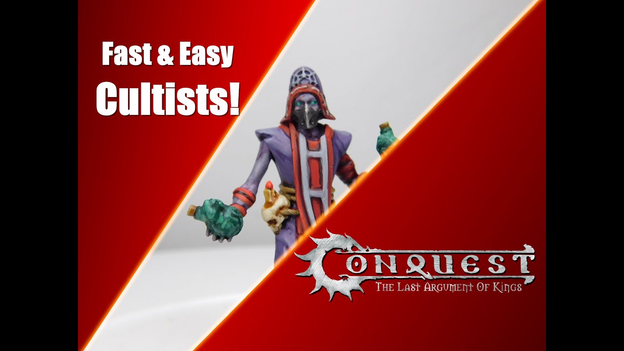 How to Paint Conquest: Old Dominion Cultists - YouTube