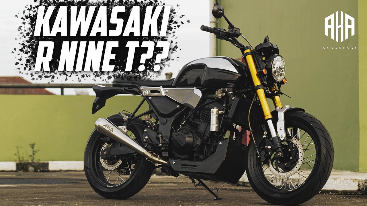 CUSTOM KAWASAKI NINJA 250 INJEKSI KONSEP URBAN TRACKER | Monochrome ...