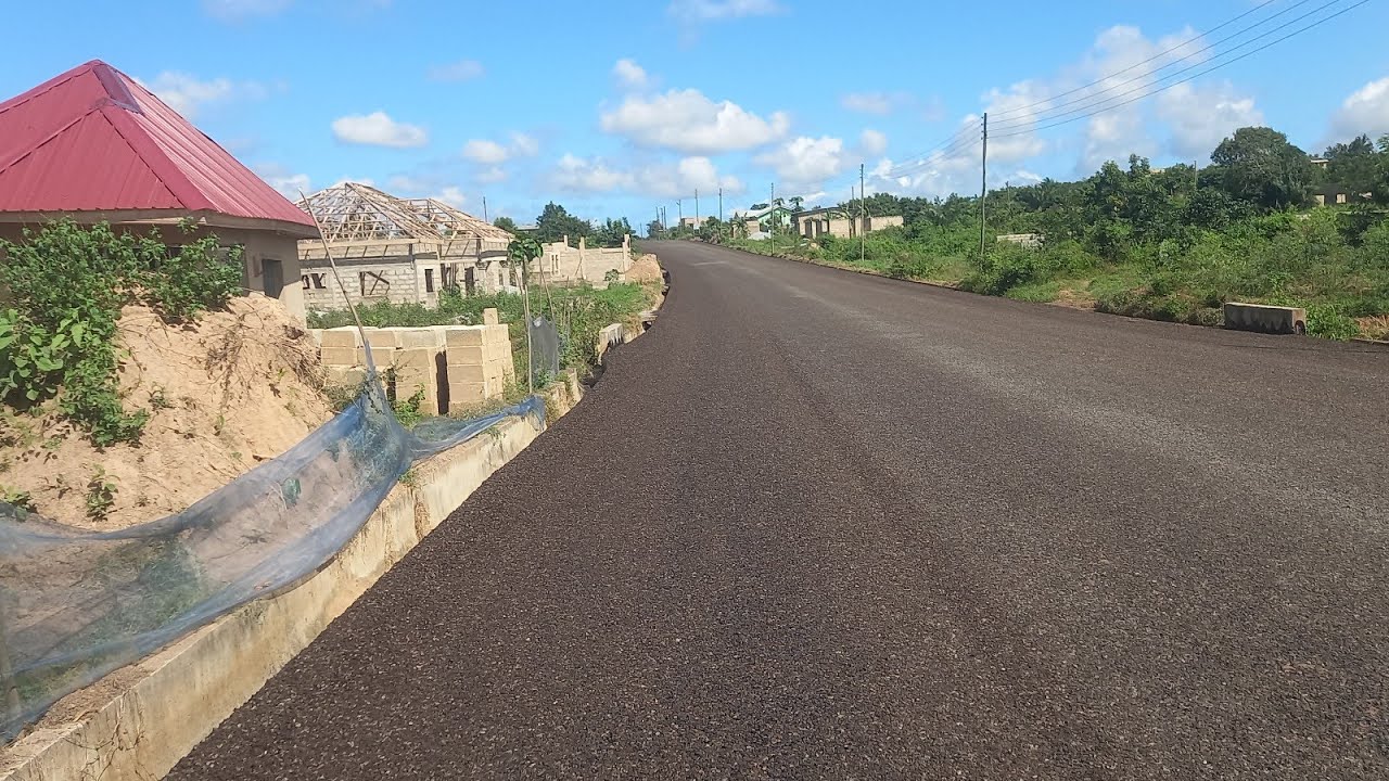 This New Winneba Road Construction Has Brought A Huge Factory Base Here ...