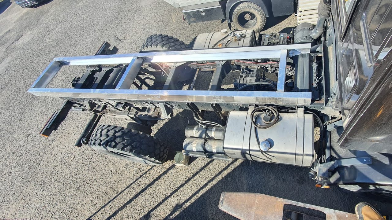 Aluminium Zwischenrahmen für ein 18-Tonnen Iveco Expeditionsmobil - Das ...