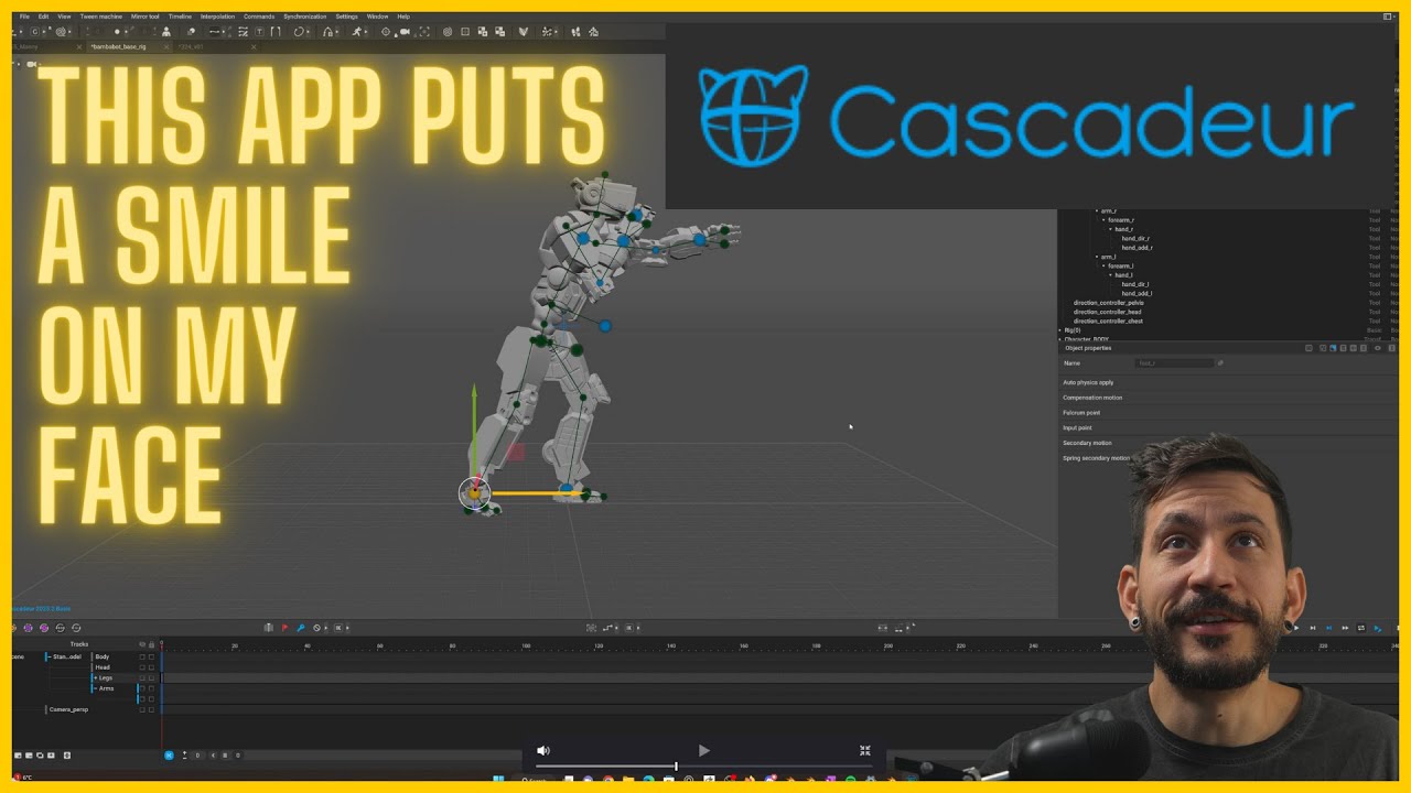 Cascadeur, the animation app that is saving my short film - YouTube