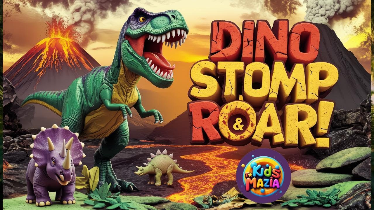 Dinosaur Action Song for Toddlers: ROAR, STOMP & MUNCH! | Preschool ...