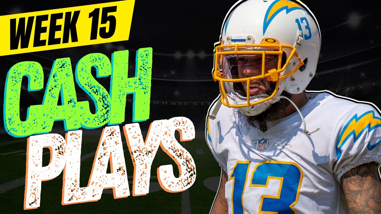 Draftkings Nfl Week 15 Cash Game Plays Nfl Dfs Picks 2022 Fantasy