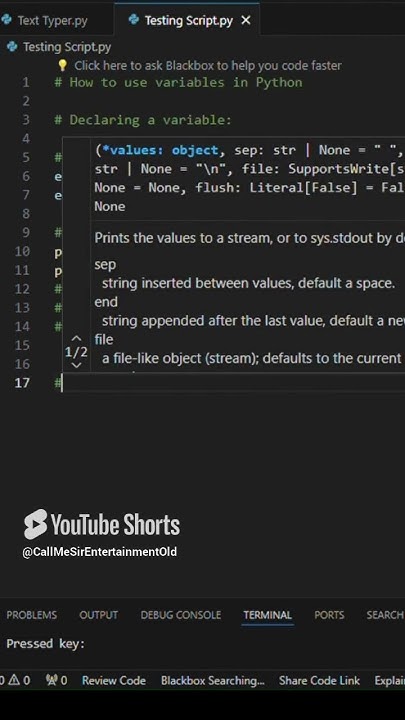 Variable Tutorial Coding Python Programming Canttouchgrass Youtube