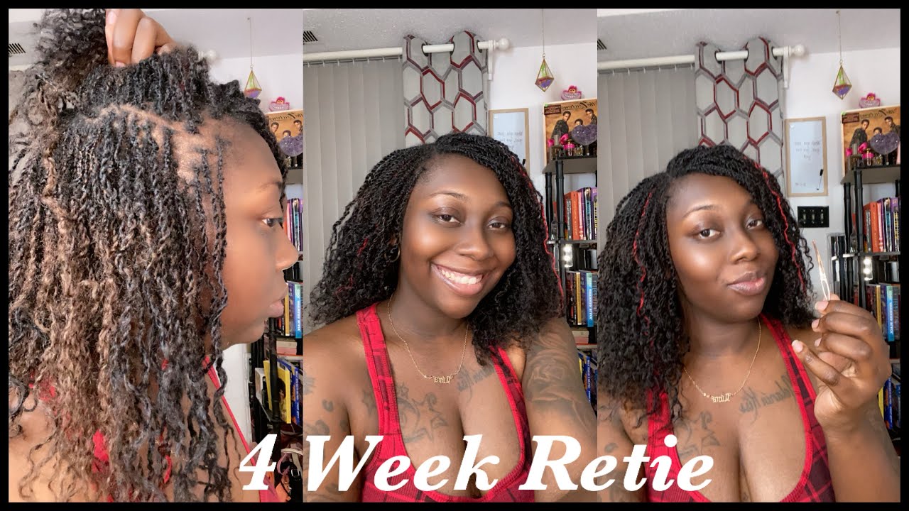 First Retie VERY DETAILED| 4 Point Rotation | DIY Microloc Extensions ...