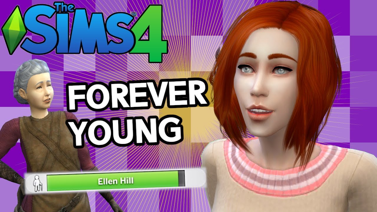 How to stay young forever in The Sims 4 - YouTube