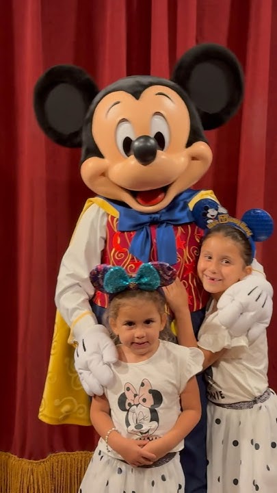 Mickey Mouse Meet and Greet at Disney World ️ - YouTube