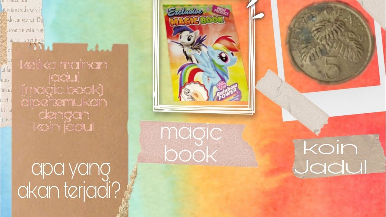 ketika mainan Jadul ( magic book) dipertemukan dengan koin Jadul - YouTube