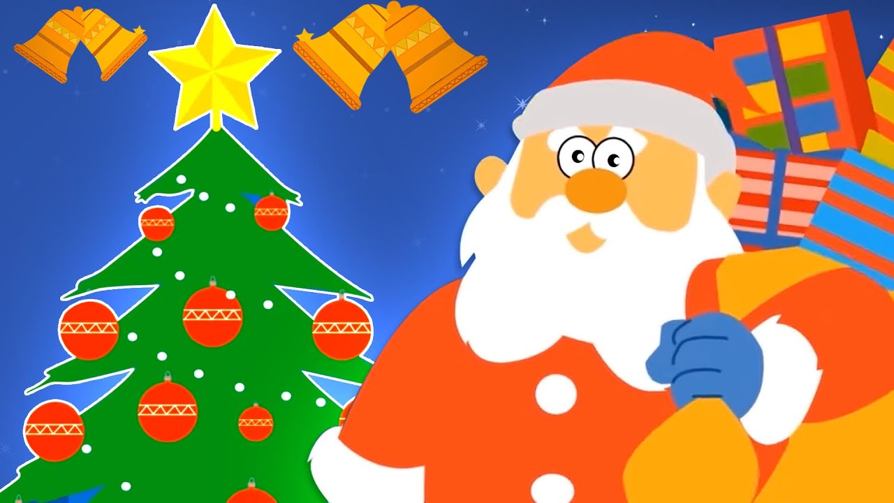 Jingle Bells, We Wish You A Merry Christmas and Preschool Song for Kids ...