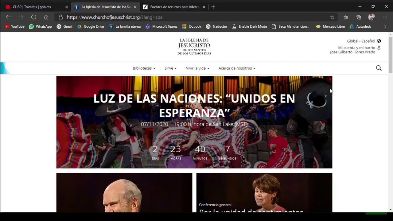 Recuperación de cuenta LDS y Contraseña desde la cuenta del obispo ...