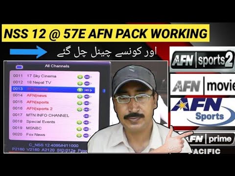 Nss 12 @ 57e New Update AFN Network working | NSS-12 57E channel list ...