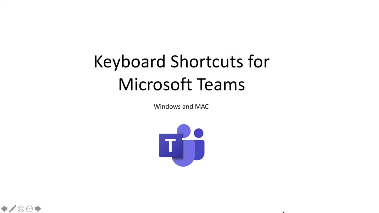 Keyboard shortcuts for Microsoft Teams - YouTube