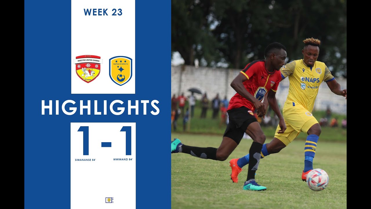 MATCH HIGHLIGHTS- FC Muza 1-1 NAPSA Stars FC. Week-23. - YouTube
