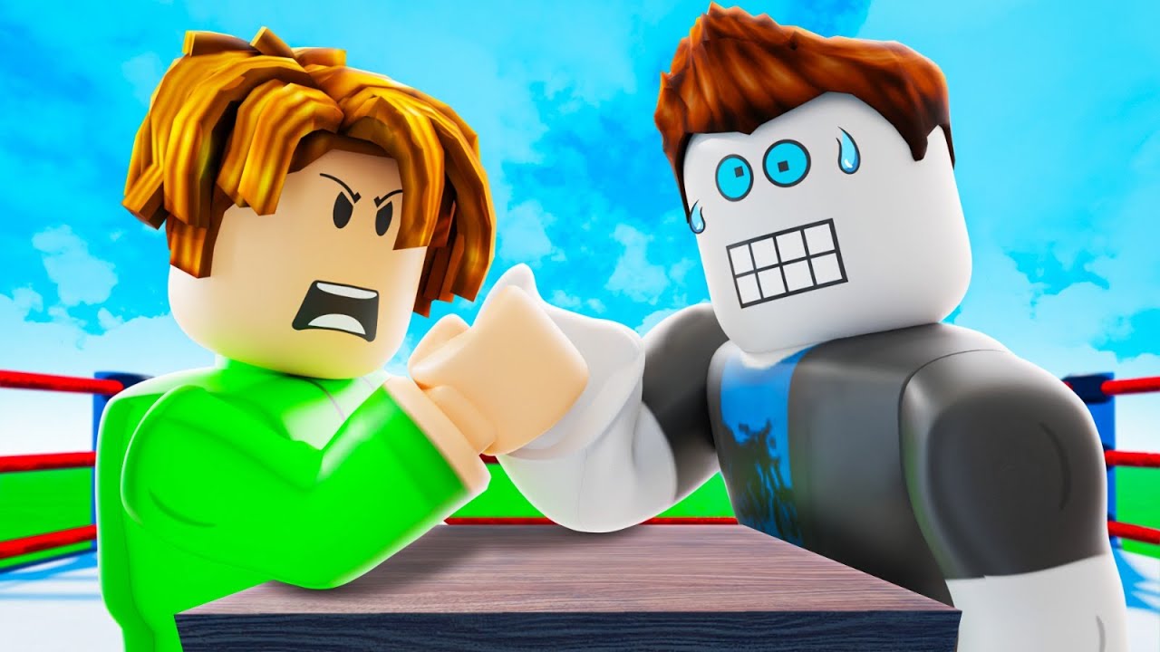 I Played ARM WRESTLING Simulator In Roblox - YouTube