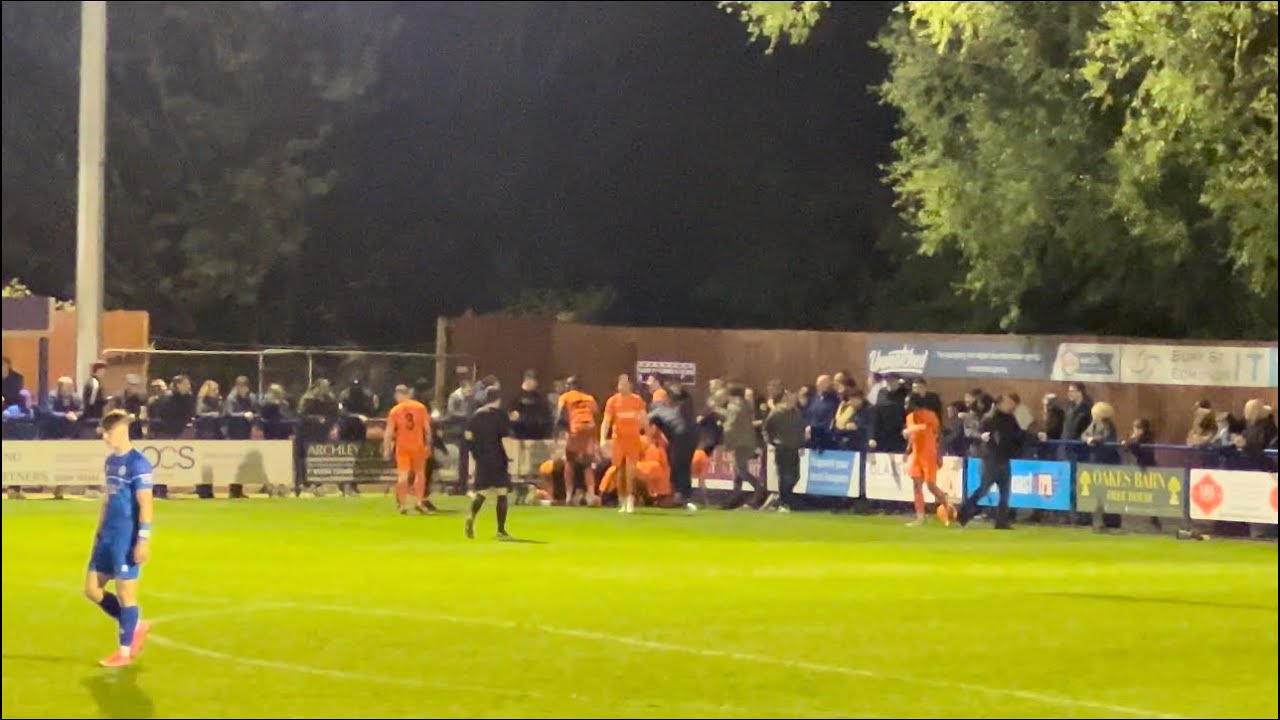 23/24 Isthmian League North playoffs Bury town vs Brentwood town Daniel ...