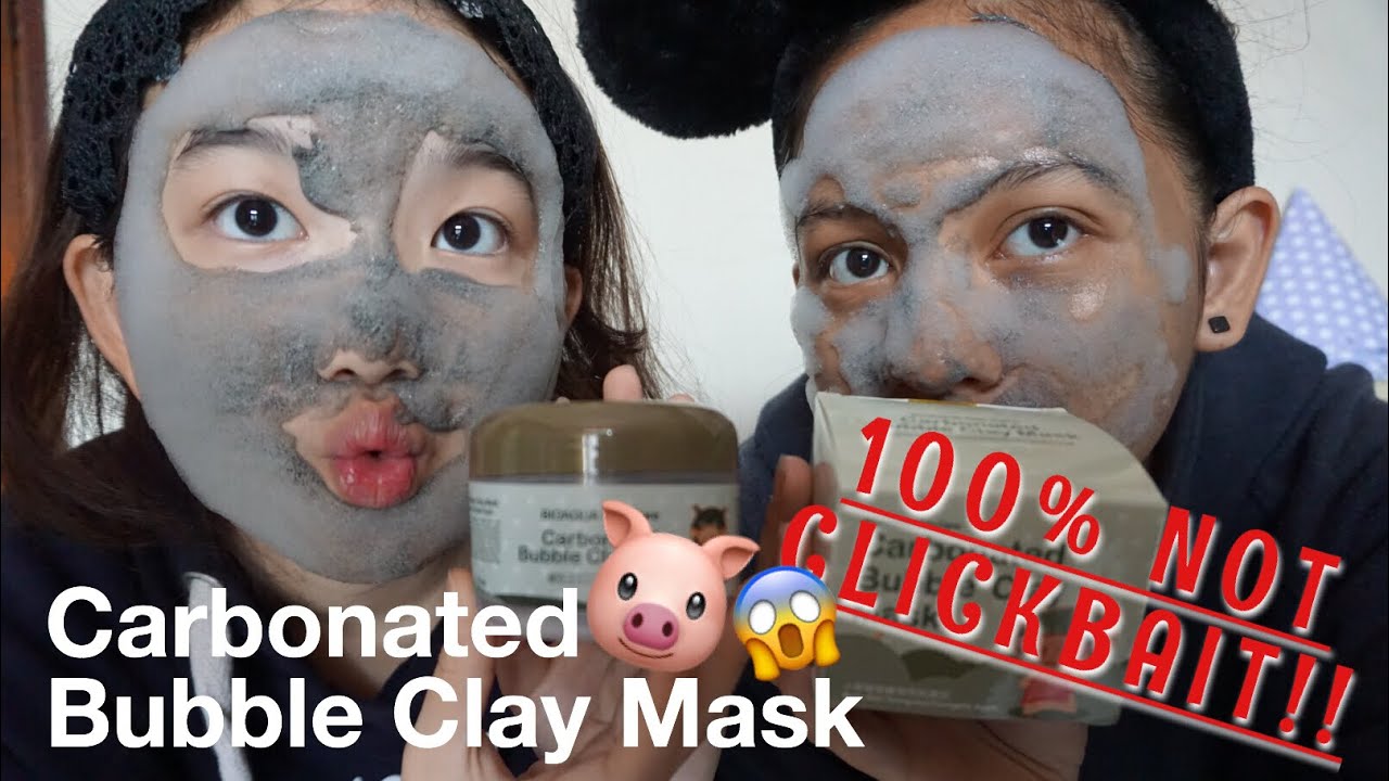 MASKER MENGANDUNG BABI? | Nyobain Carbonated Bubble Clay Mask - #49 ...