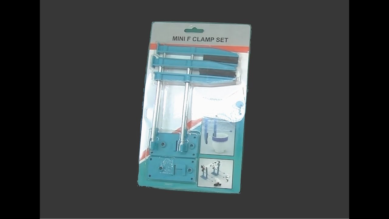 Mini F Clamp Scale Model Tool Review - YouTube