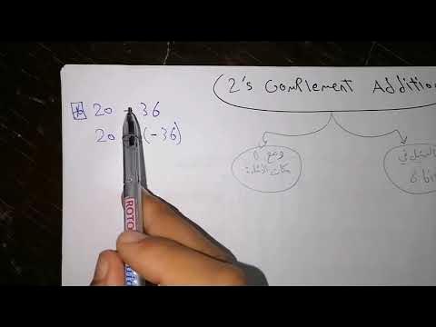 2’s Complement Addition | 013 شرح الجمع في النظام الثنائي - YouTube