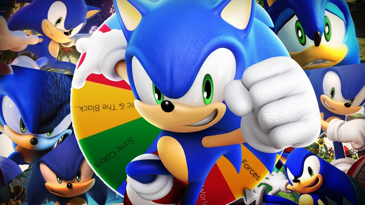 I Spin the 3D SONIC Game Wheel - YouTube