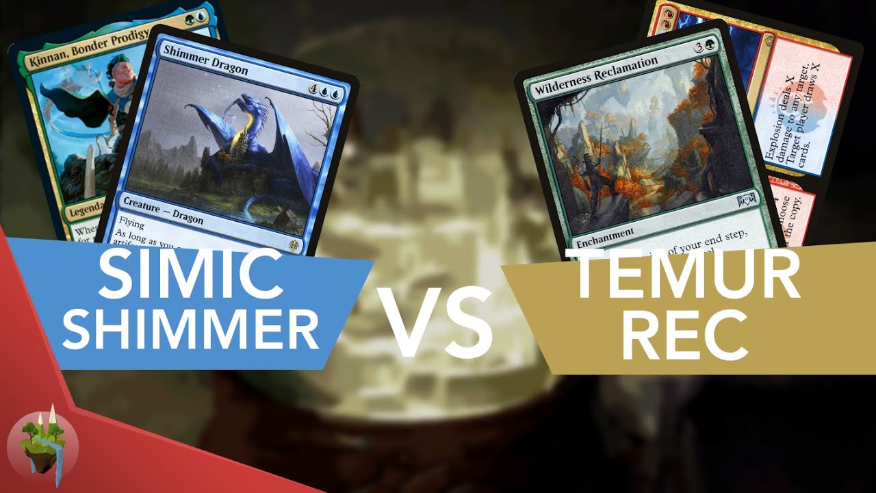 Simic Shimmer Dragon VS Temur Reclamation | MTG Arena Gameplay - YouTube