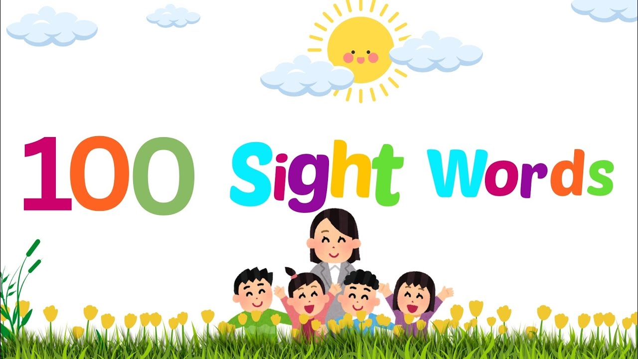 "100 Sight Words for Kids: Fun Learning with ViniFunWorldz!" - YouTube