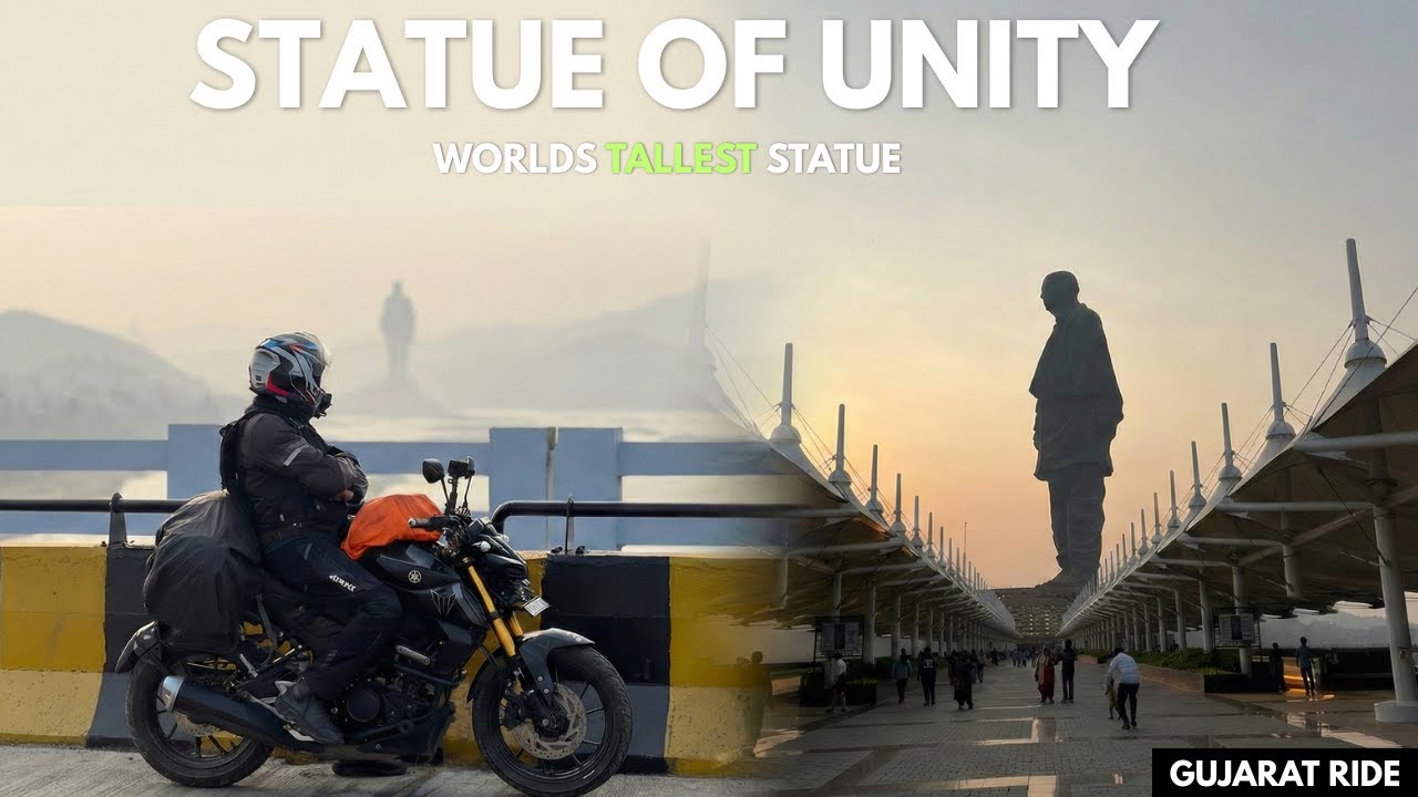 My MT-15 is at Worlds Tallest Statue - Statue Of Unity | Gujarat Ride ...