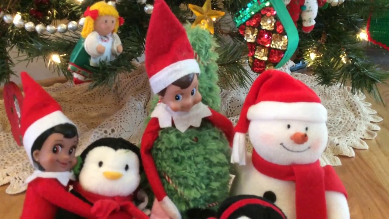 Elf CAUGHT POPPING OUT OF THE CHRISTMAS TREE - YouTube