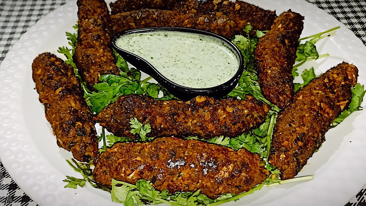 Mutton seekh kabab recipe/Kebab starter recipe - YouTube