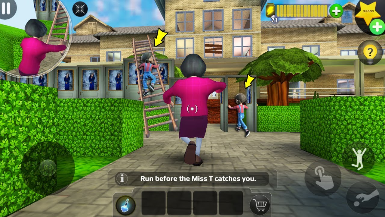 Scary Teacher 3d Mod Menu Troll Mini Miss T Android Ios Part