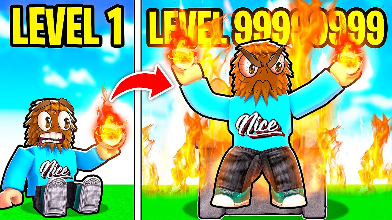Becoming A Fire God In Roblox - YouTube