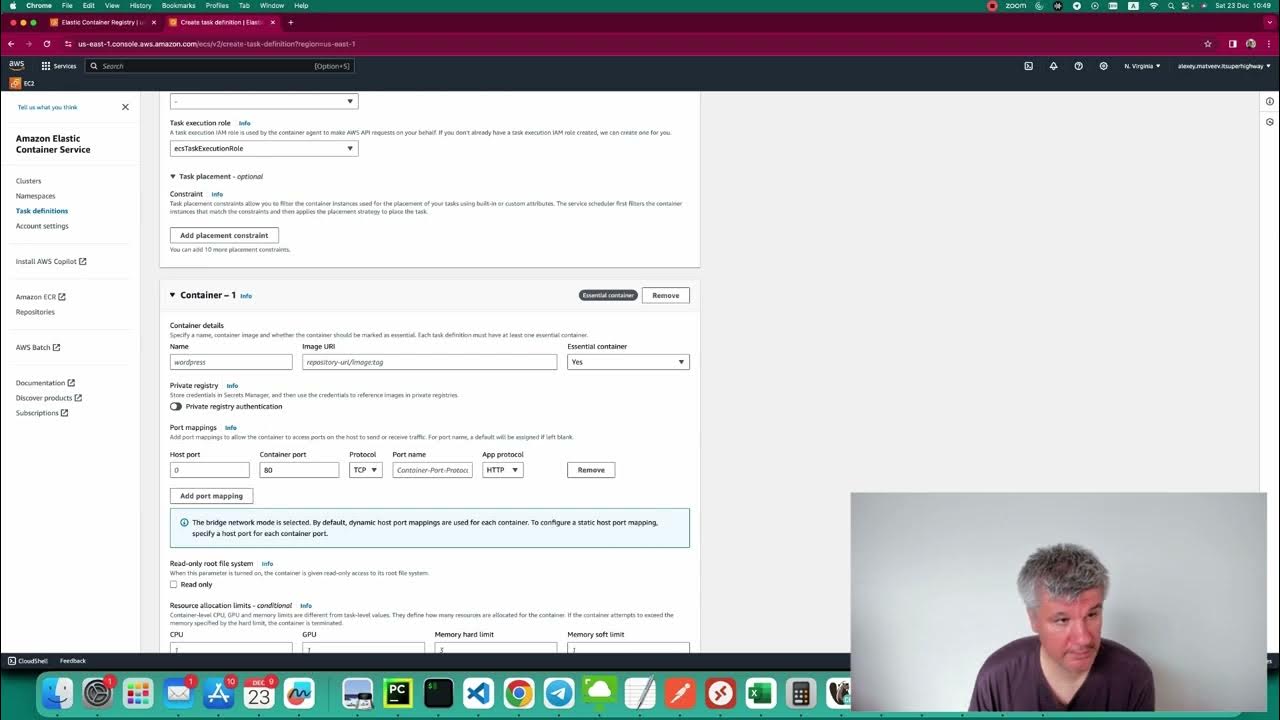 AWS deploy 2 python apps to AWS ECS - YouTube