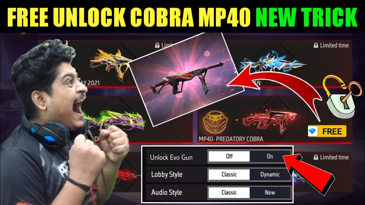 how to get free cobra mp40 | free unlock cobra mp40 | free evo gun skin ...