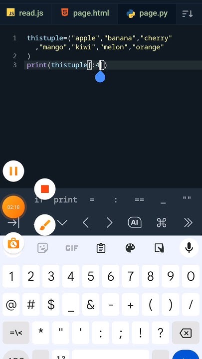 Python Tuple Range Of Indexesshort Python Tuple Range Index Print Coding Programming