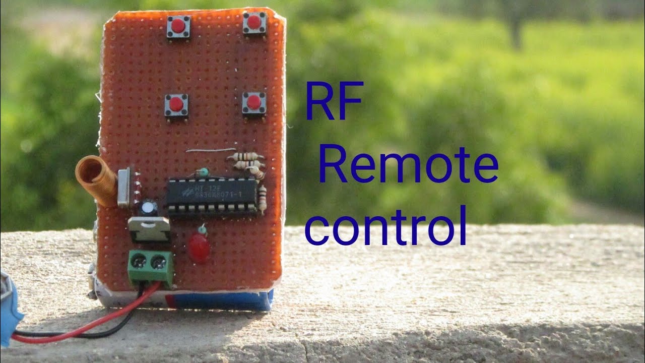 How To Make 4 Channel Wireless Rf Remote Control At Home Part 1 how-to-make-4-channel-wireless-rf-remote-control-at-home-part-1