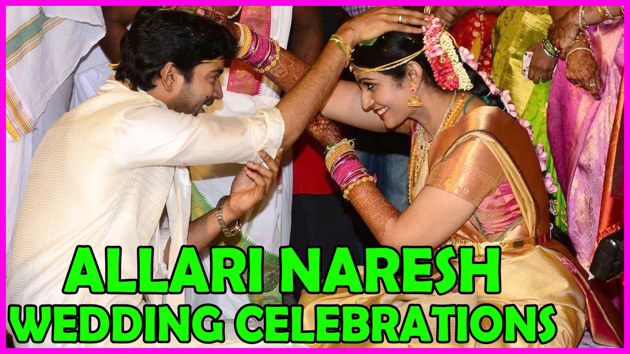 Allari Naresh -Virupa || Marriage Photos - Exclusive Video ...