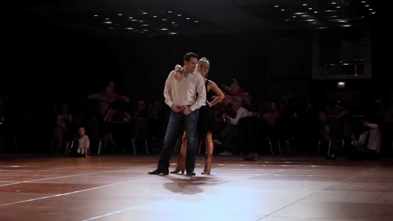 Kris Gutierrez (CBS-2) Dances at DWCC 2014 - YouTube