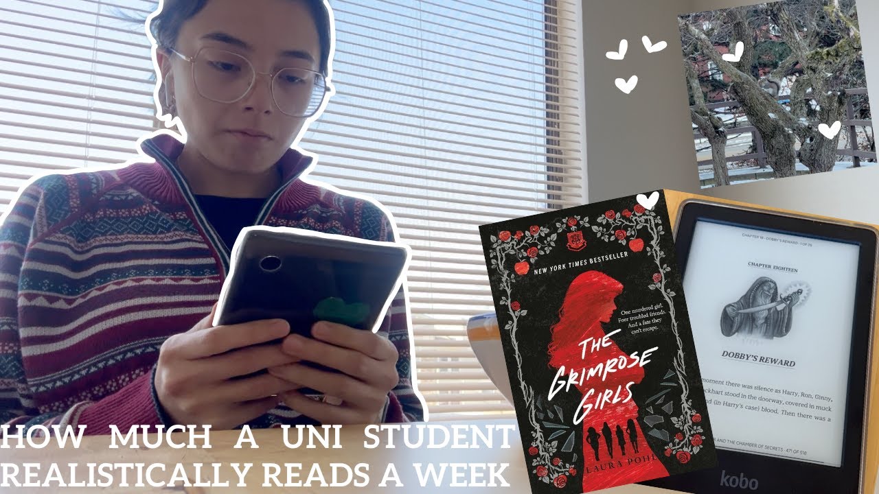what i read in a week as a full time uni student - YouTube