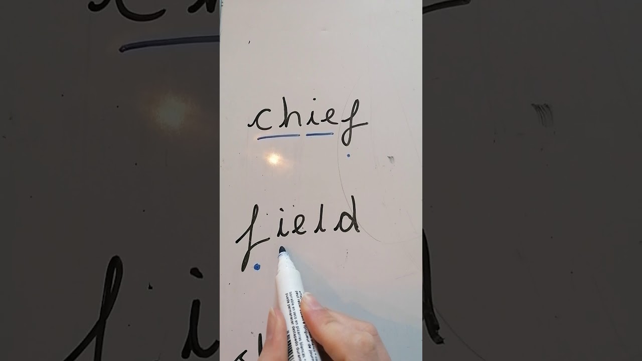 Phonics /ie/ alternative pronunciation (field) - YouTube