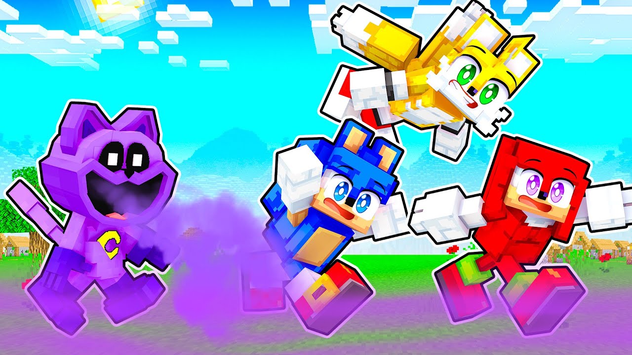 CAT NAP conheceu SONIC E SEUS AMIGOS - YouTube