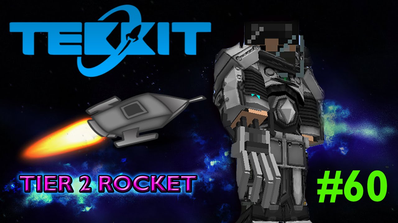 Tekkit Space - Part 60 - Meteoric Iron & The Tier 2 Rocket! - YouTube