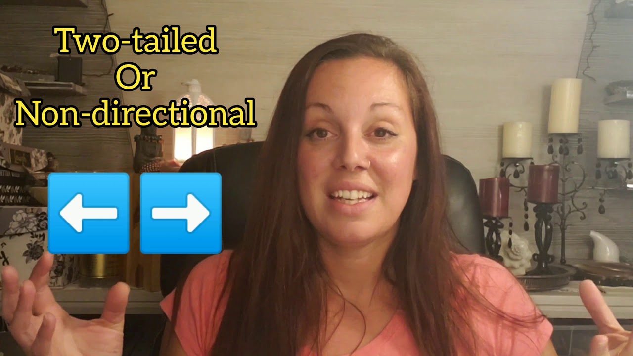 Hypothesis, Alternative & Null Directional Non-Directional One-tailed ...