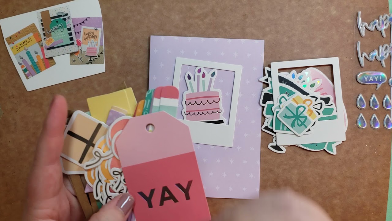 Michaels/Recollections Birthday Cardmaking Kit Review🎈 - YouTube