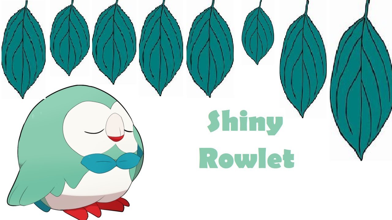 Shiny Rowlet Obtained (Ultra Moon) - YouTube