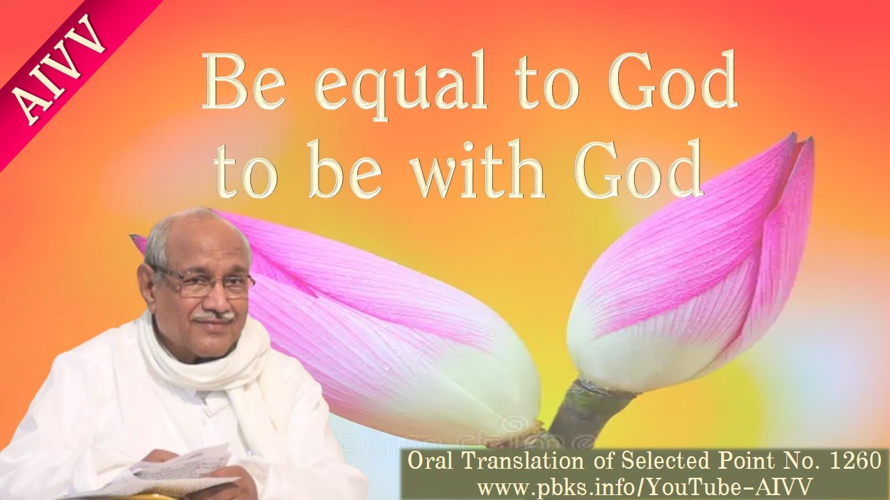 1260 Be equal to God to be with God vcd93 #aivv @A1SPIRITUALUNIVERSITY ...