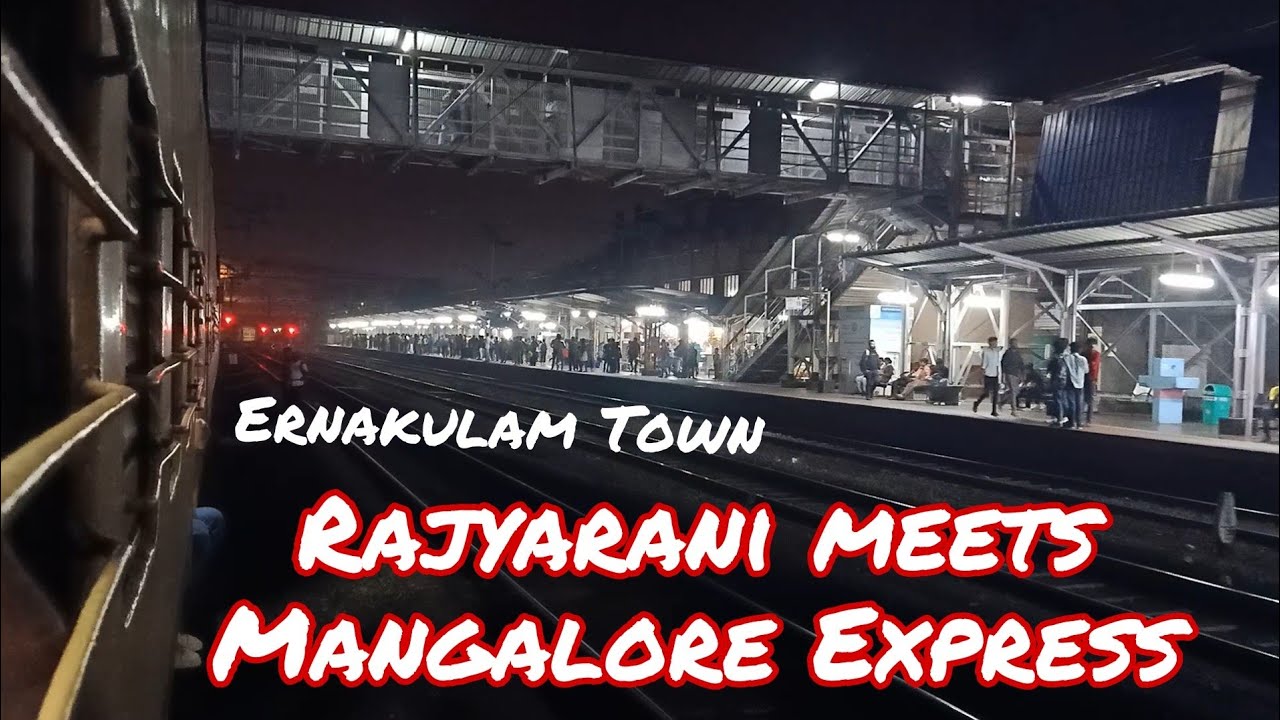 Train announcement | Rajyarani Express departs Ernakulam(N) and meets ...